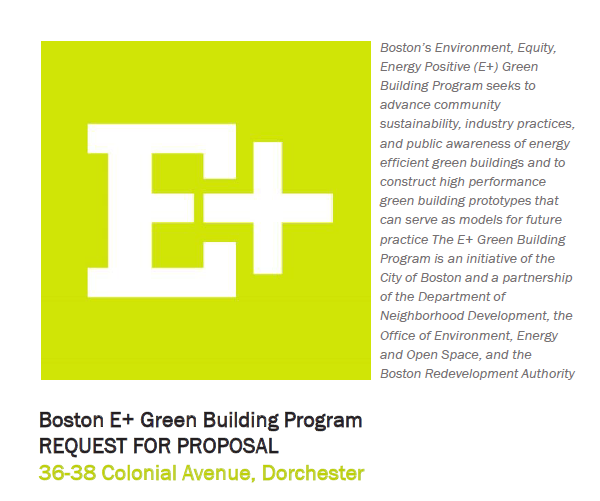 E+ Green Buildings | E+ Green Communities | Boston Redevelopment Authority